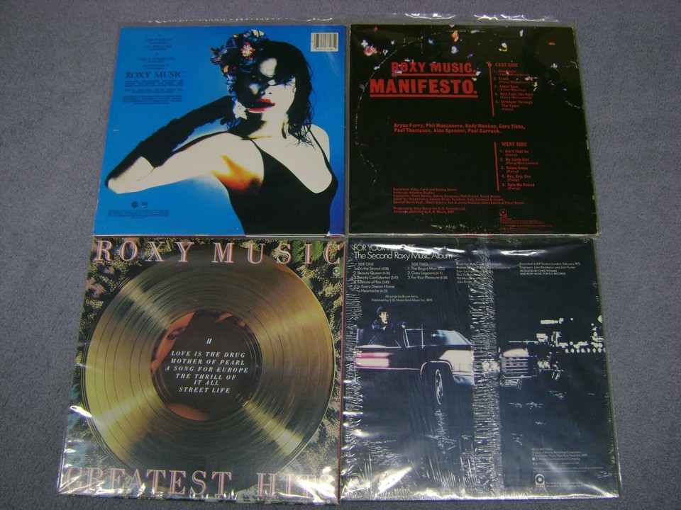 Lot of 4 used Roxy Music LPs | eBay