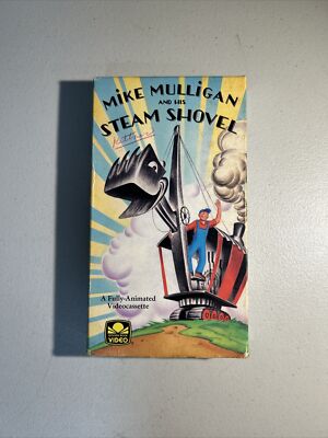 MIKE MULLIGAN AND HIS STEAM SHOVEL VHS Fully Animated Vtg 1990 Video ...