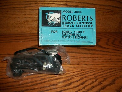 Model 3884 Roberts remote control track selector,(RHEEM)-Stereo 8 ...