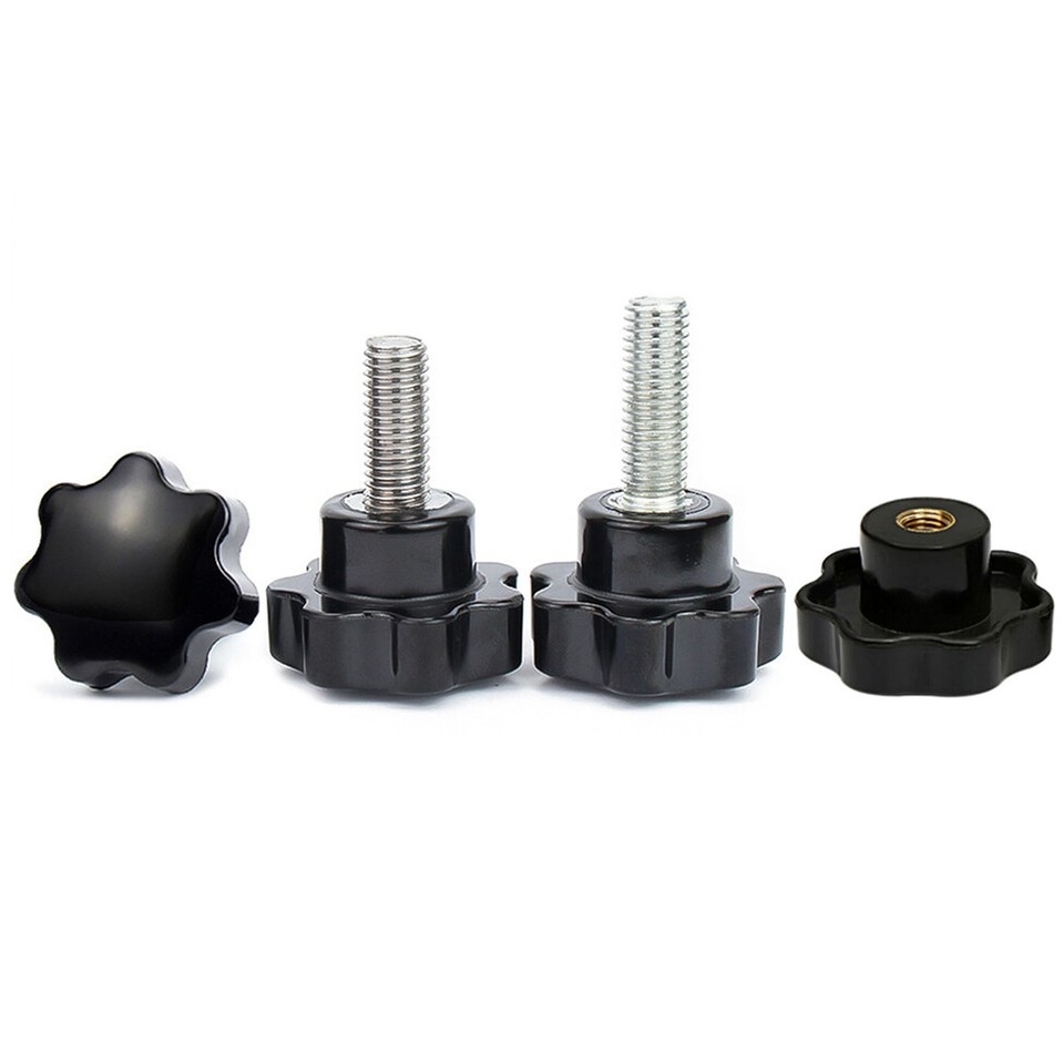 M3 4 5 6 8 10 12 Knurled Thumb Screws A2 Stainless Hand Turn Knob Bolts ...