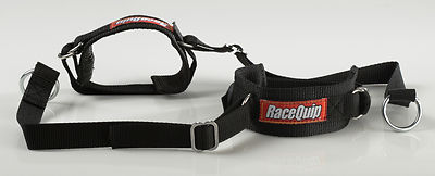 RACEQUIP ARM RESTRAINTS PADDED BAND BLACK IND STRAPS #391002 DIRT ...