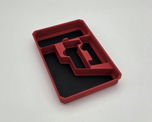 Milwaukee Packout 3d Printed Full Size Pistol Gun Tray for 48-22-8436 ...