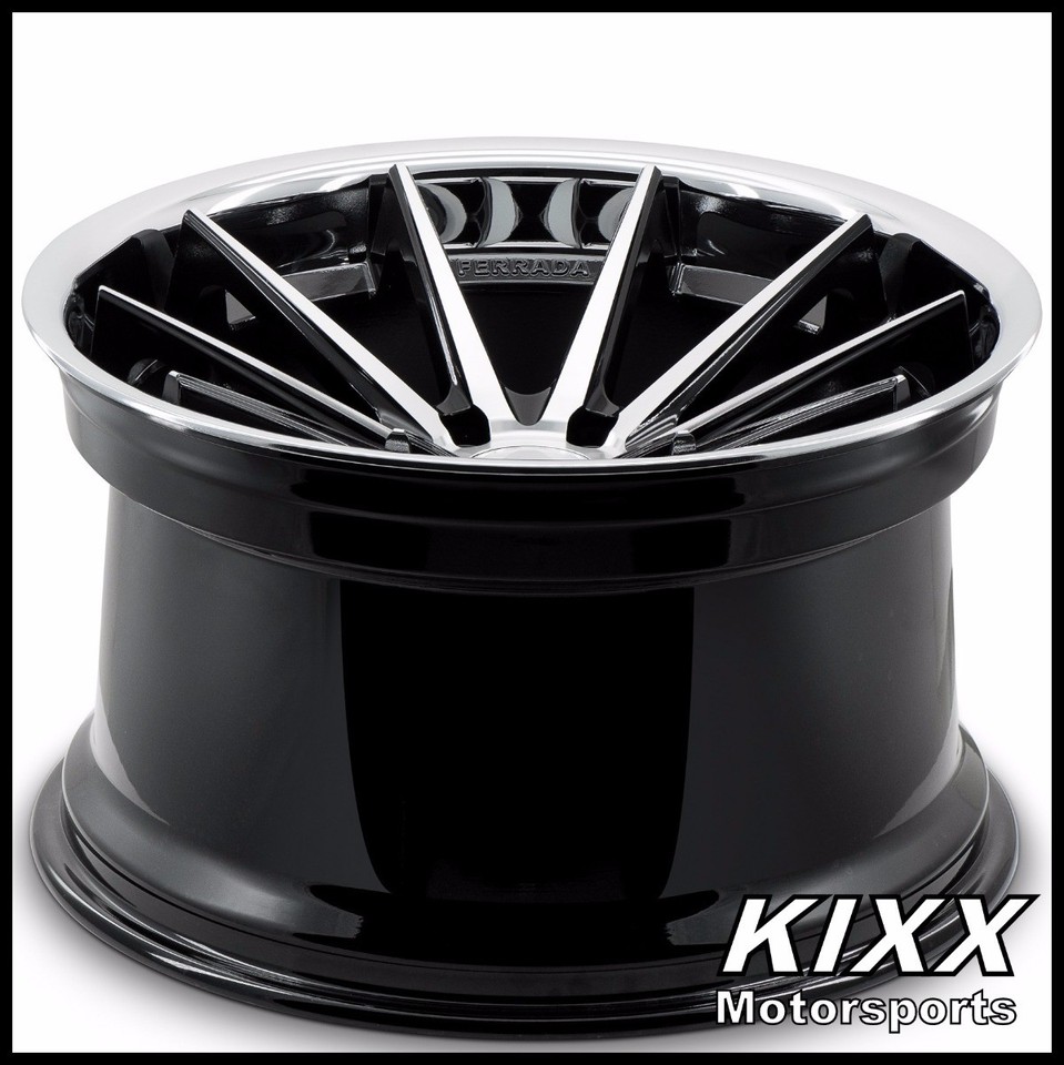 20" FERRADA FR4 20x9 BLACK/SILVER WHEELS fits INFINITI Q60 COUPE | eBay