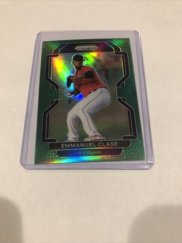 2022 Panini Prizm - Tier II Green Prizm #218 Emmanuel Clase for sale ...
