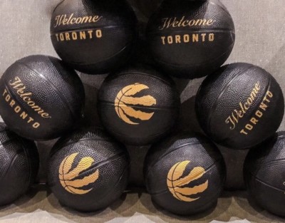 Welcome Toronto Raptors OVO X DRAKE Night One (1) Mini Basketball ...