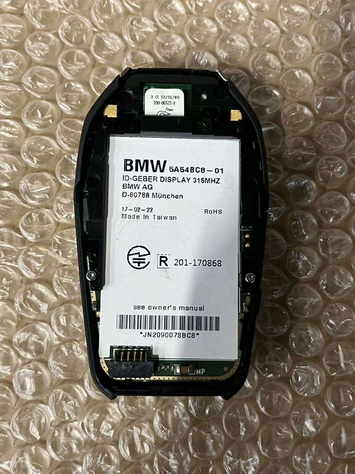 2017-2019 BMW 740i 750i DISPLAY SMART KEY FOB SCREEN LCD REMOTE OEM ...