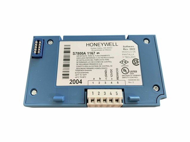Honeywell S7800A1001 Burner Control Keyboard Display Module for sale ...