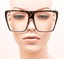Oversized XXL Square Rectangular Aviator Large WaYf Nerd Eyeglasses ...
