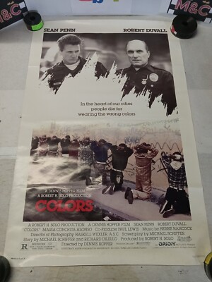 "Colors" Original One-sheet Movie Poster 27x41 (1988) S/S | eBay