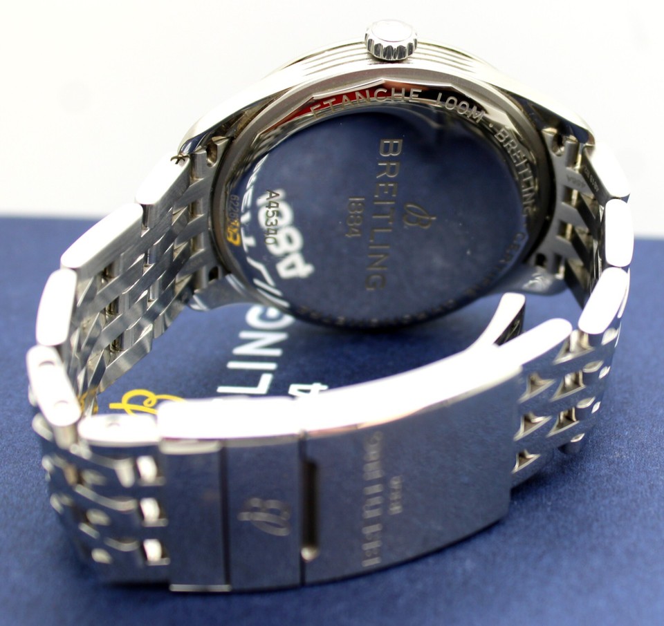 Rare Breitling Premier Automatic Day & Date Men's 40mm Watch A45340 ...