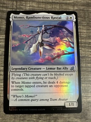 Momo, Rambunctious Rascal [Foil] #217 Magic Avatar: The Last Airbender ...
