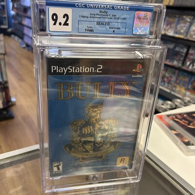 Brand New Sealed Graded Bully (Sony PlayStation 2, 2006) PS2 CGC 9.2 ...