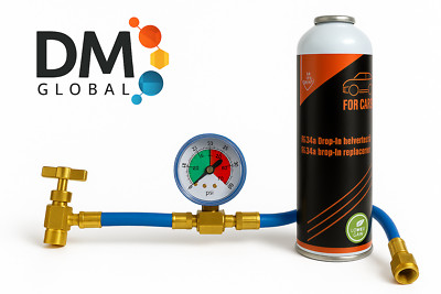 Car Air Conditioning Gas R134a TopUp DIY Kit(Hose&Gauge Kit) 70% More ...