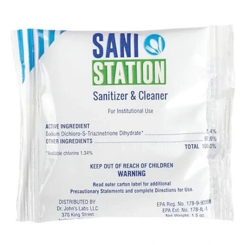 Sani Station 100 - .5 oz Packets Sanitizer & Cleaner | eBay