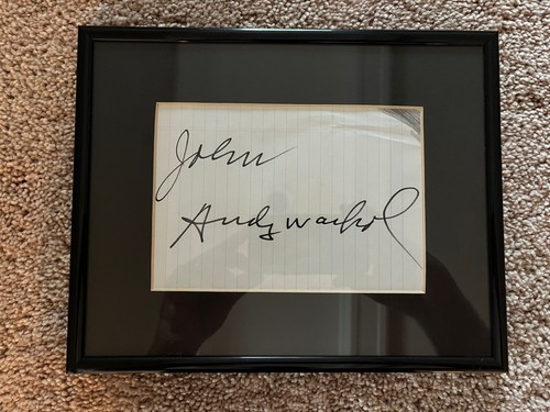 Andy Warhol ~ Signed Autograph | eBay