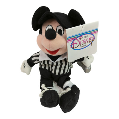 Disney Referee Mickey Mouse Beanie Bean Bag Plush all Tags Near Mint | eBay