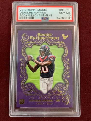 DeANDRE HOPKINS 6 CARD LOT 2013 PSA 10's ROOKIE RC NFL FOOTBALL CARDS ...