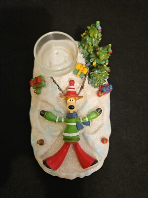 Yankee Candle 2011 ~ Reindeer Snow Angel Tealight Holder Holiday ...