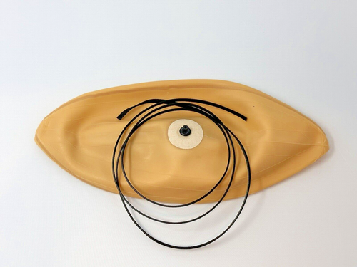 FULL-SIZE Latex Football Bladder + BLACK NFL Style Suede Lace Repair ...