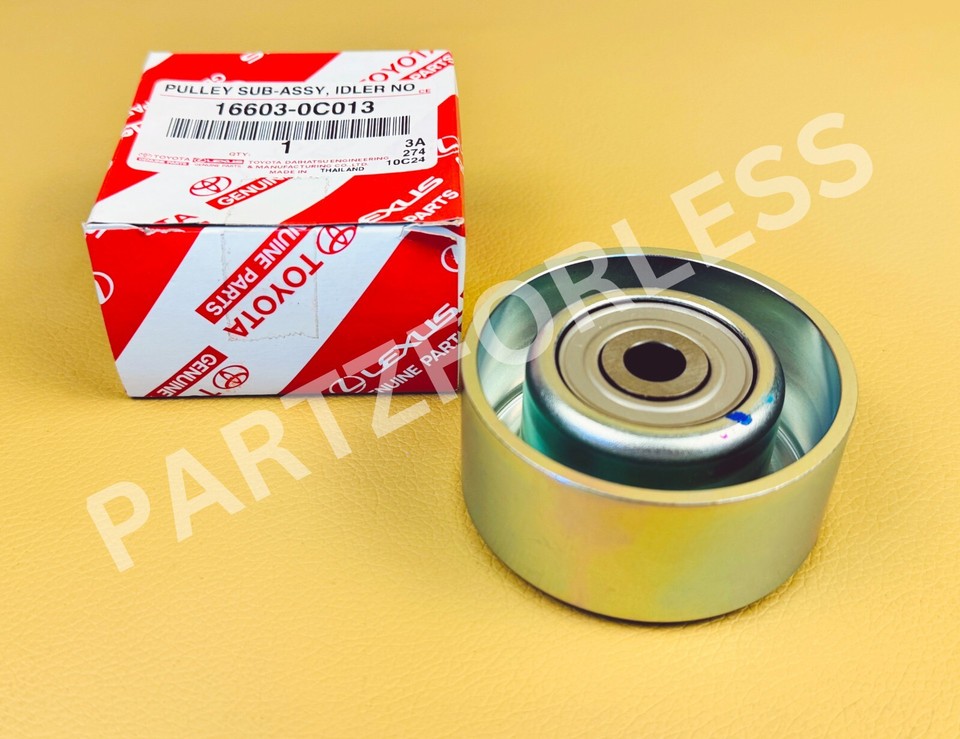 16603-0C013 TOYOTA GENUINE PULLEY SUB-ASSY IDL OEM | eBay