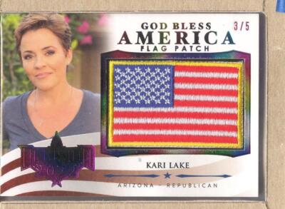 Kari Lake PG17 2024 Decision 2022 Rainbow God Bless America Flag Patch ...