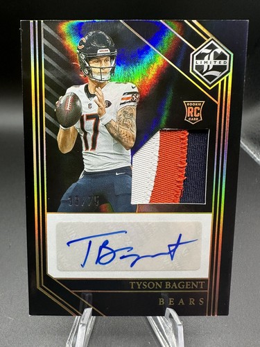 2023 Panini Limited Tyson Bagent Rookie Patch Auto /75 #137 | eBay
