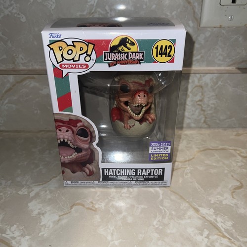 Funko Pop SDCC 2023 Hatching Raptor # 1442 Jurassic Park 30th ...