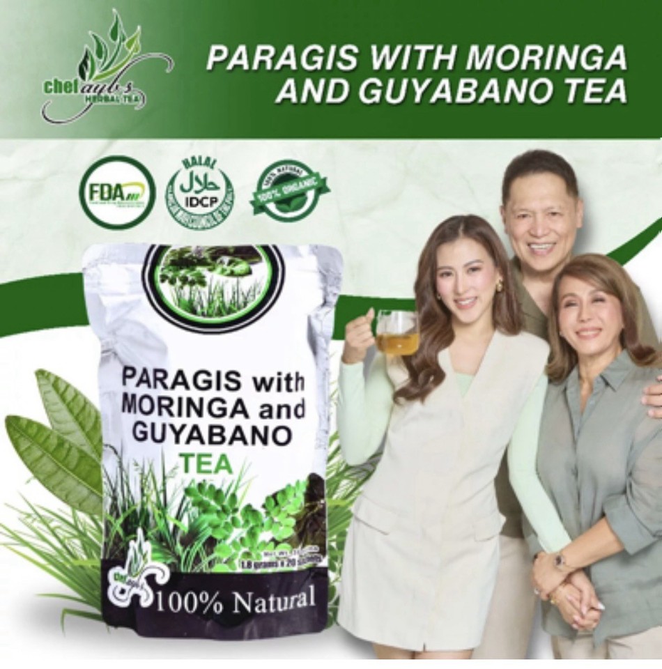 Chef Aybs Paragis Tea with Moringa & Guyabano Extract 3 In 1 (20 Tea ...