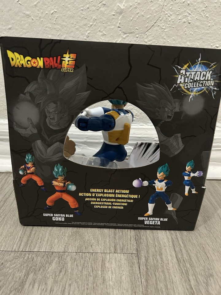 Dragon Ball Z Super Saiyan Blue Vegeta Figure Attack Collection Bandai ...