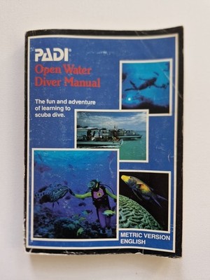 Scuba Dive Certification Textbook 1988 Padi Open Water Diver Manual PP1 ...