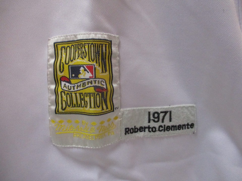 Mitchell & Ness 1971 Roberto Clemente Pirates Cooperstown Jersey | eBay