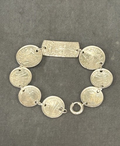 VINTAGE 1943 AUSTRALIA - SEVEN COIN (KING GEORGE Vl ) SILVER 6 1/2 ...