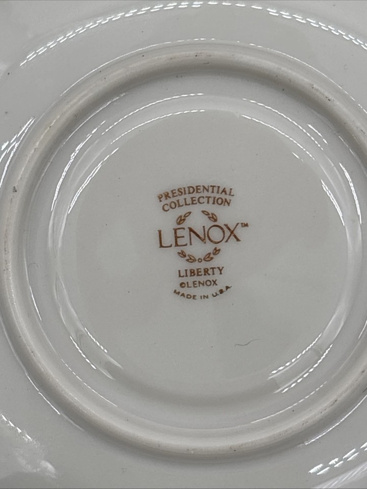 Lenox Presidential Collection Liberty Blue & Gold Dinnerware Set | 32 ...