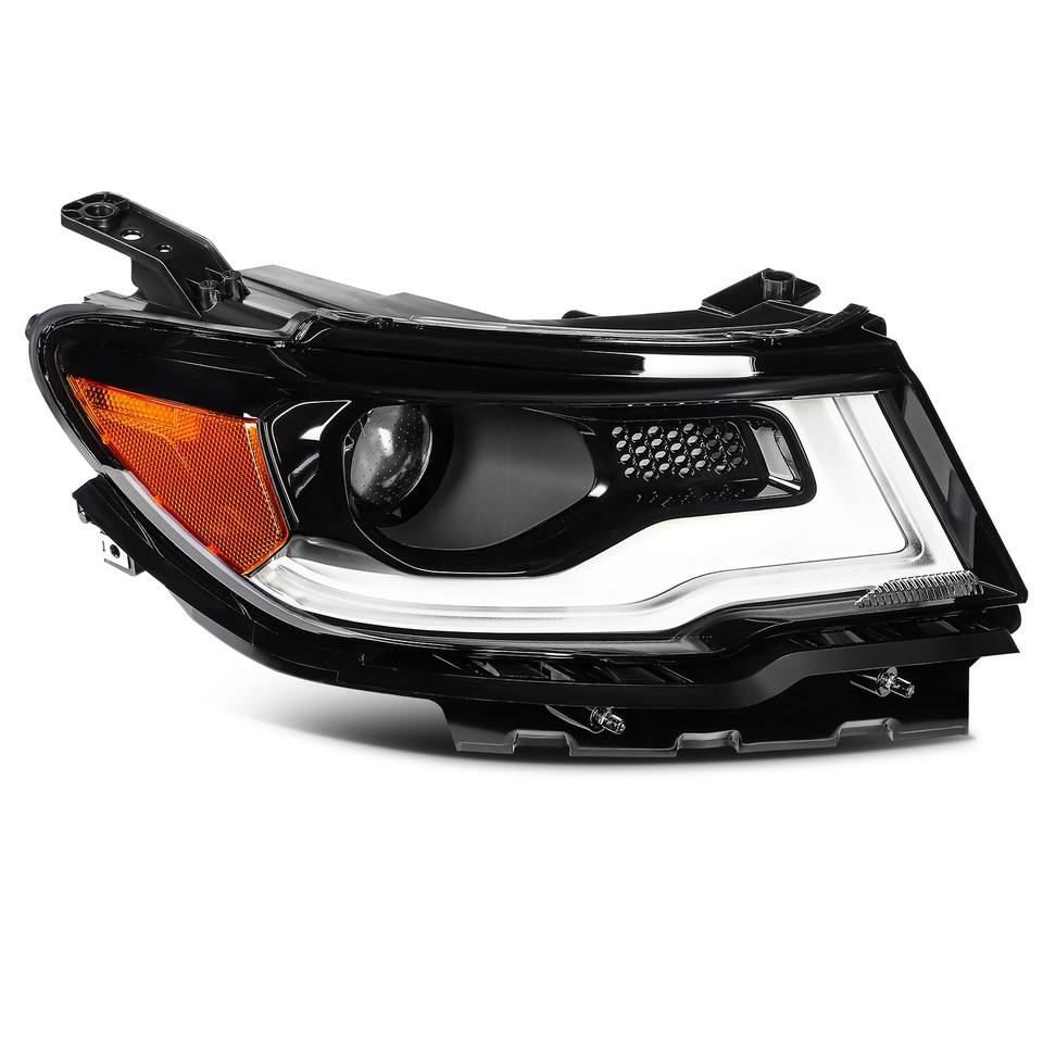 Headlight Right Side For 2017-2021 Jeep Compass HID/Xenon w/LED DRL ...