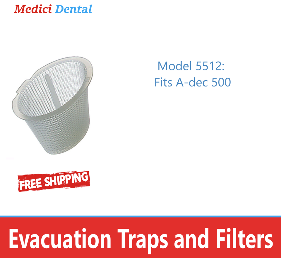 Disposable Evacuation Traps #5501, Diameter 2 1/8", 144/Bx, Fits Adec ...