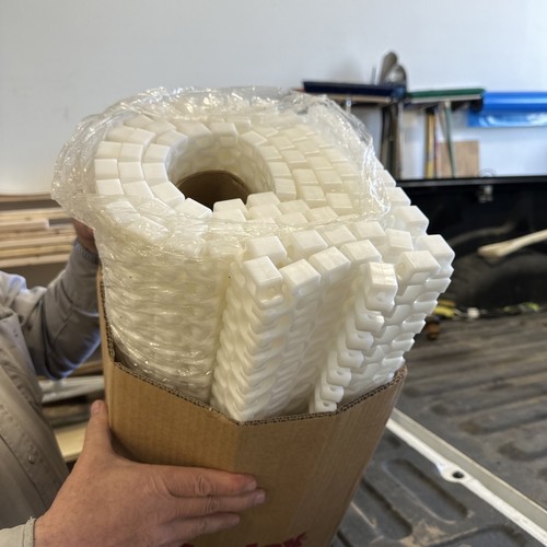 Intralox Series 2200 Radius Flush Grid White Conveyor Belt 23.9 W 20.11 ...