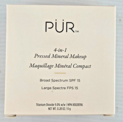 PUR 4-in-1 Pressed Mineral Makeup SPF15 Powder Foundation Blush Medium ...