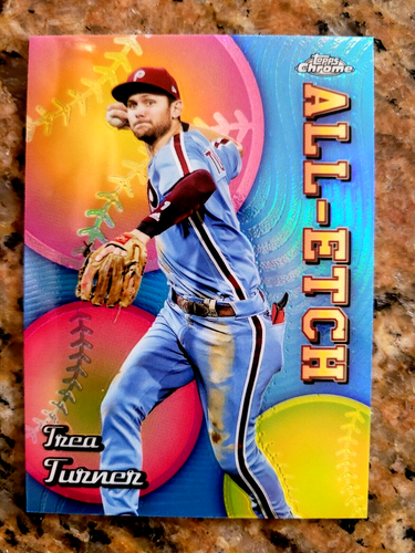 2024 Topps Chrome Trea Turner All Etch #CAE-11 Refractor Phillies | eBay