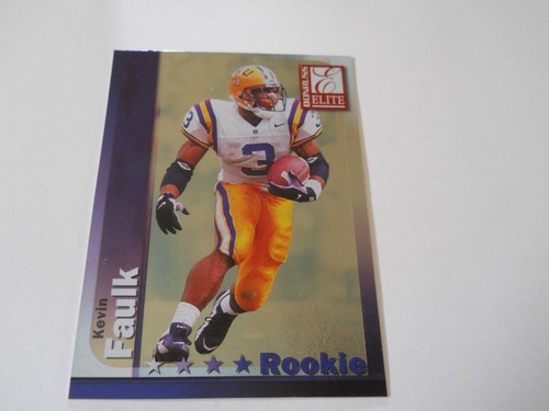 KEVIN FAULK ROOKIE CARD NEW ENGLAND PATRIOTS 1999 DONRUSS ELITE | eBay