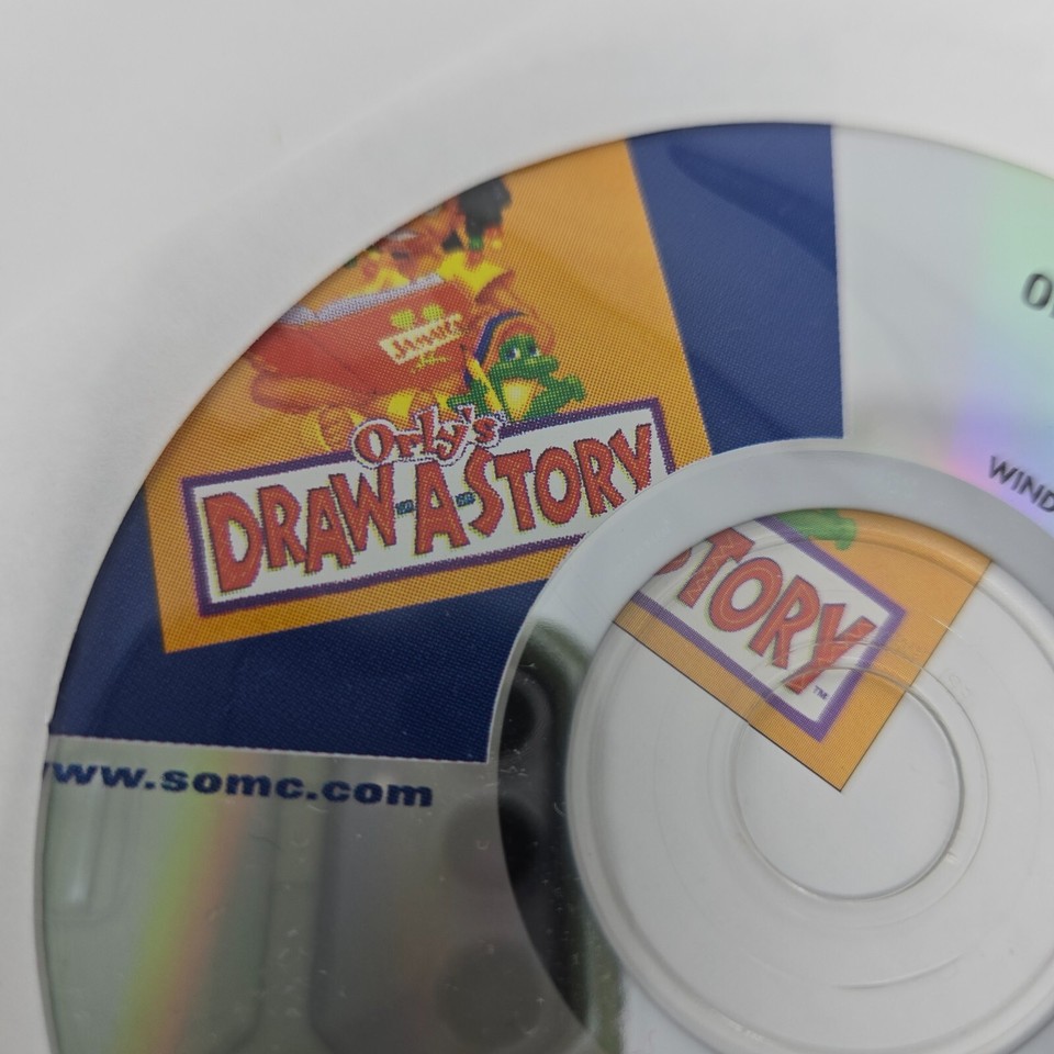 Orly's Draw A Story CD-Rom PC Game 1997 Never Used CD Only Vintage ...