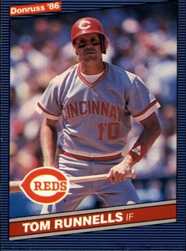 1986 Donruss - Tom Runnels - Reds - #569 | eBay