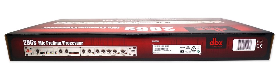 DBX 286S Mic Pre-Amp Processor 286 S Microphone/Instrument Preamp ...