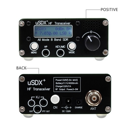 Portable 8 Band Full Mode Hf SSB QRP SDR Radio Transceiver 1602n LCD ...