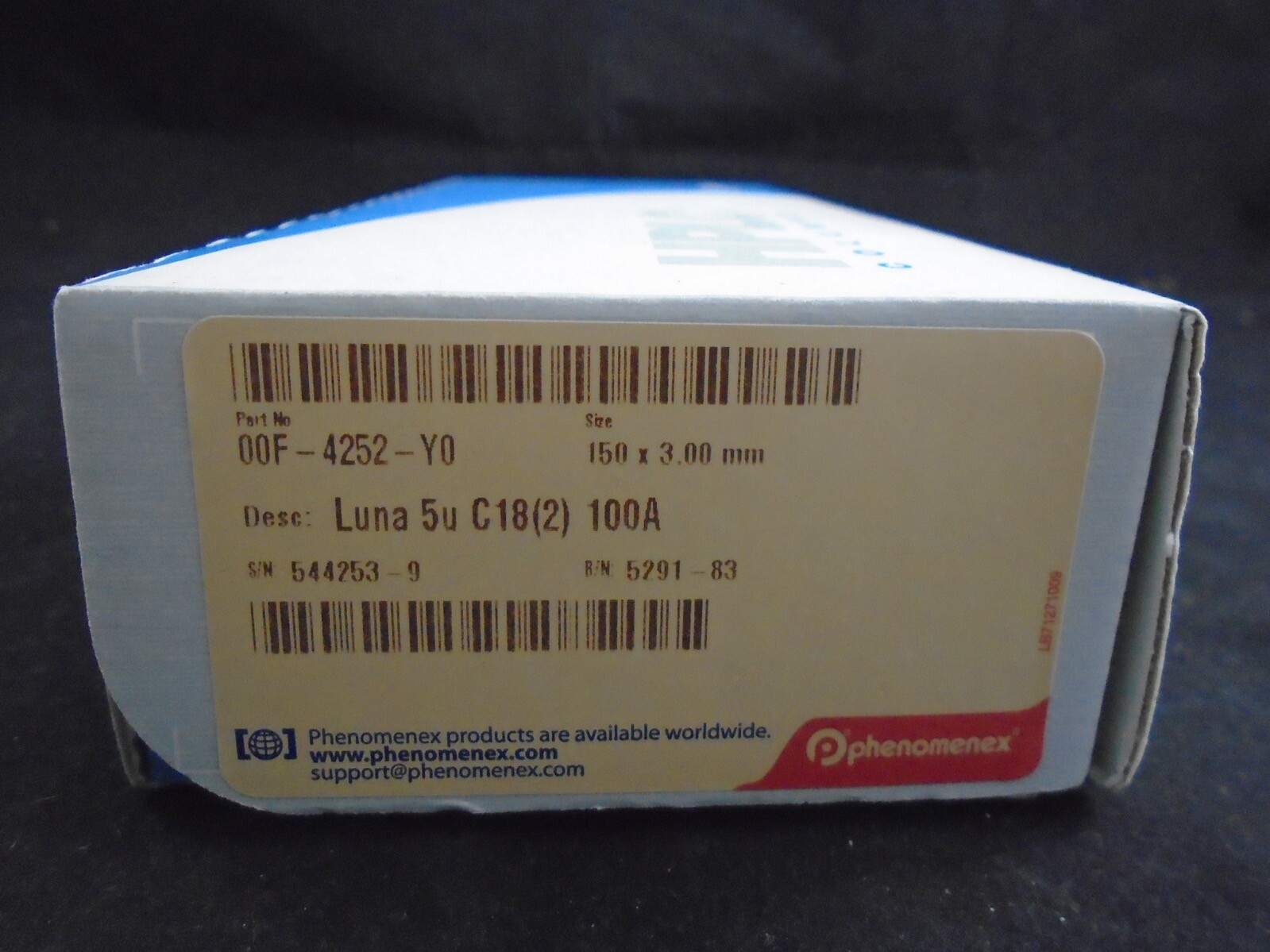 PHENOMENEX Luna 5 µm C18(2) 100 Å LC Column 150 x 3mm Red 00F-4252-Y0 ...