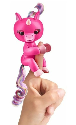 FINGERLINGS TOY PINK UNICORN SKYE WOWWEE TOYS R US EXCLUSIVE Rare Talks ...