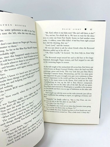 Black Light - First Edition Signed by Stephen Hunter Hardcover Dust ...