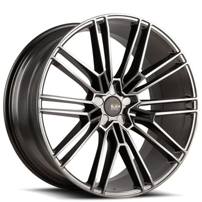 24" Savini Wheels Black Di Forza BM18 Hyper Silver Rims | eBay