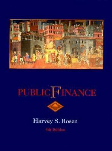 Public Finance by Harvey Rosen (1994, Hardcover) for sale online | eBay