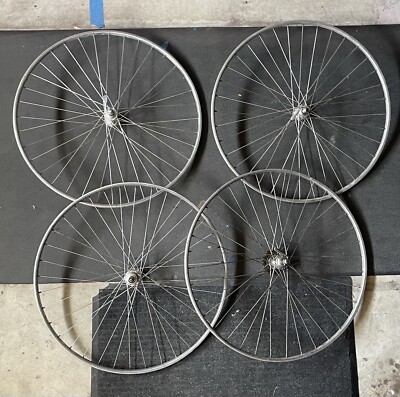 4 Vintage Campagnolo Tubular Record Hubs & Rims Wheelset | eBay