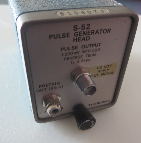 Tektronix TEK S-52 Pulse Generator Head | eBay